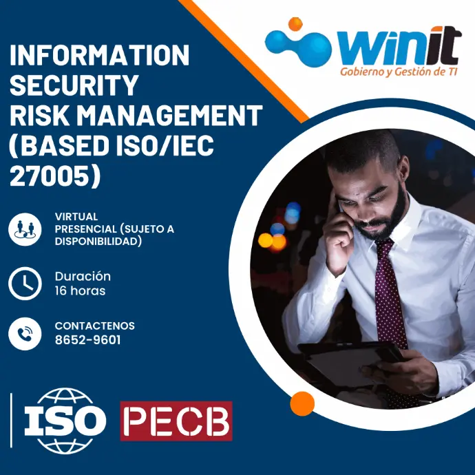 Information Security Risk Management (Based ISO/IEC 27005) | Winit Academia
