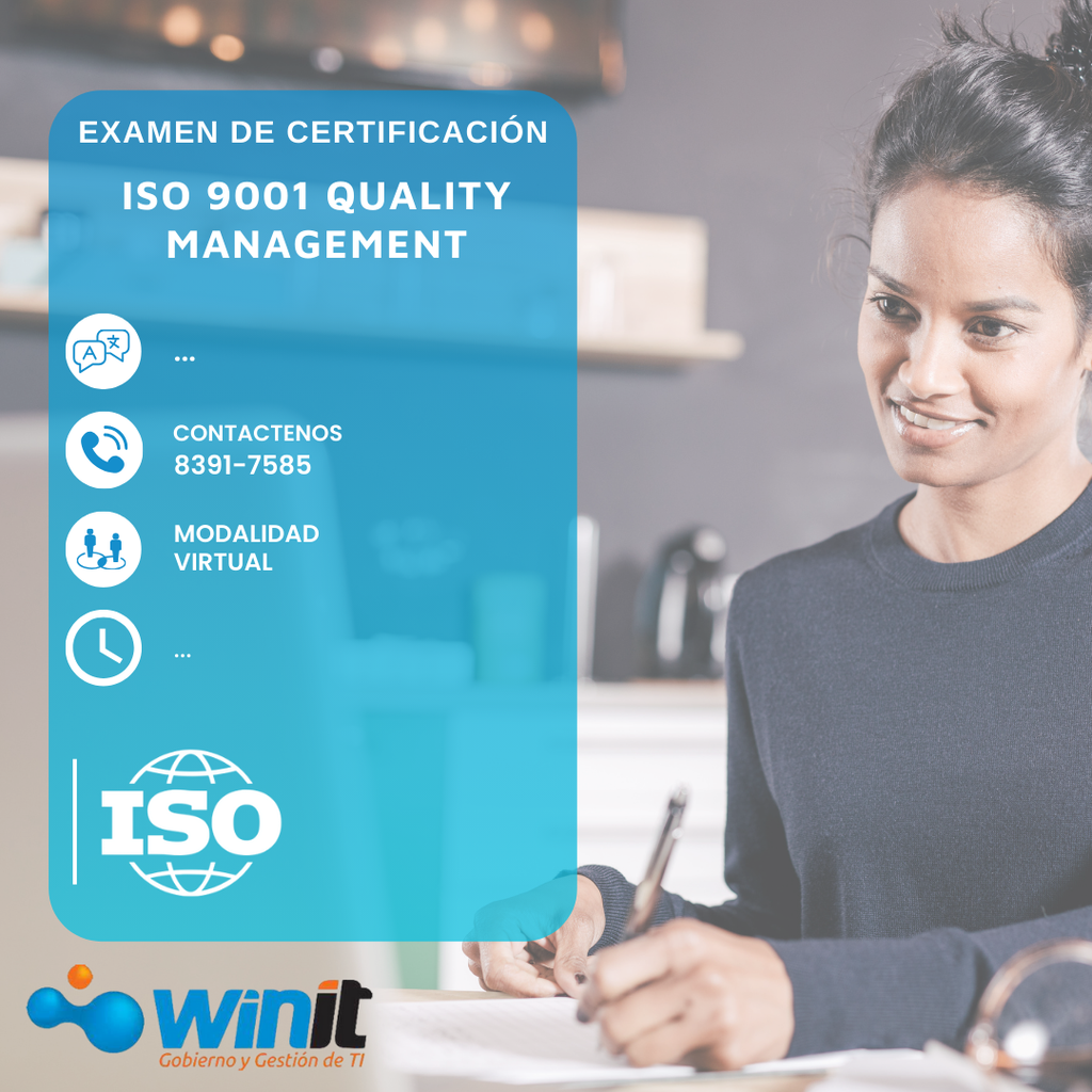 Examen ISO 9001 Quality Management | Winit Academia